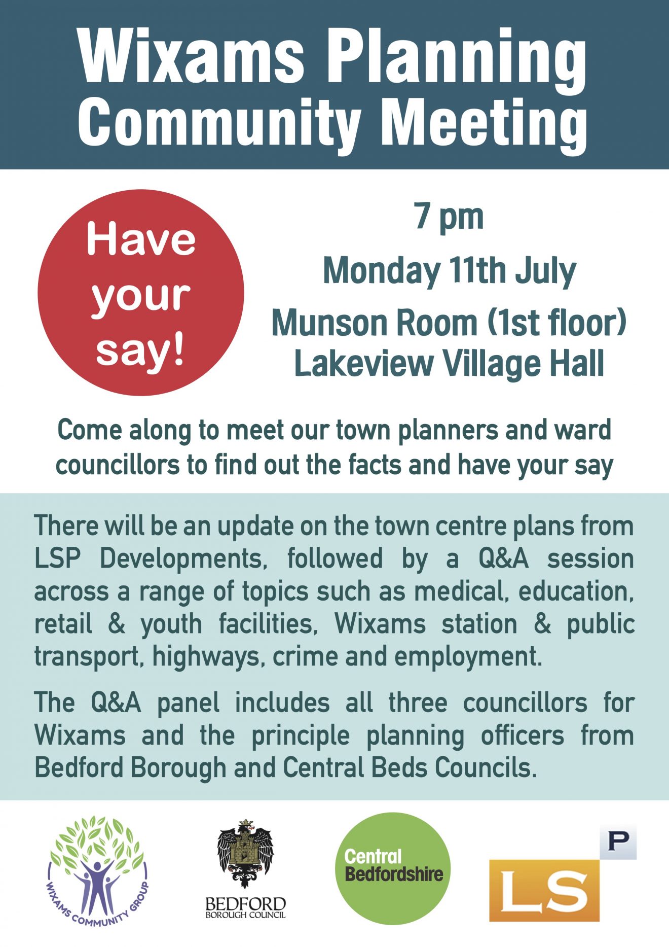 Wixams Planning Community Meeting – www.wixams.org
