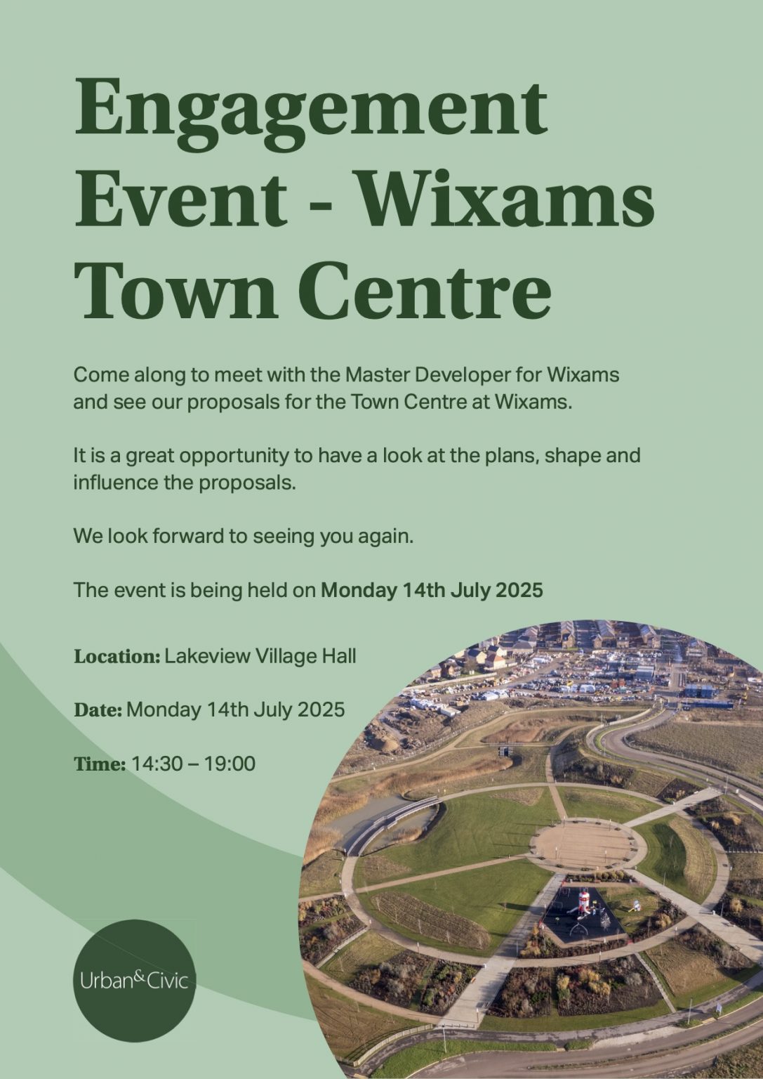 Wixams Town Centre Engagement Event – www.wixams.org